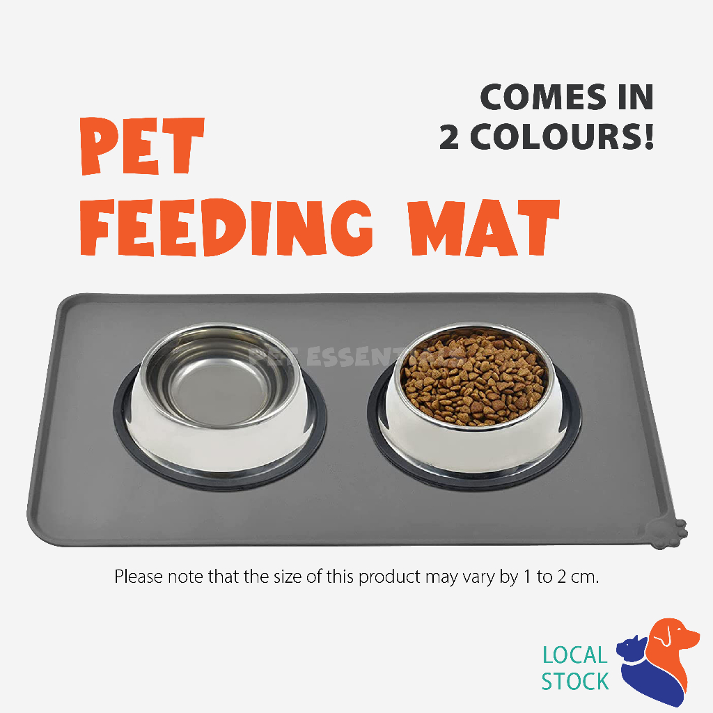 Pet Feeding Mat | Anti-slip Placemat | Dog & Cat Feeding Mat | Shopee ...