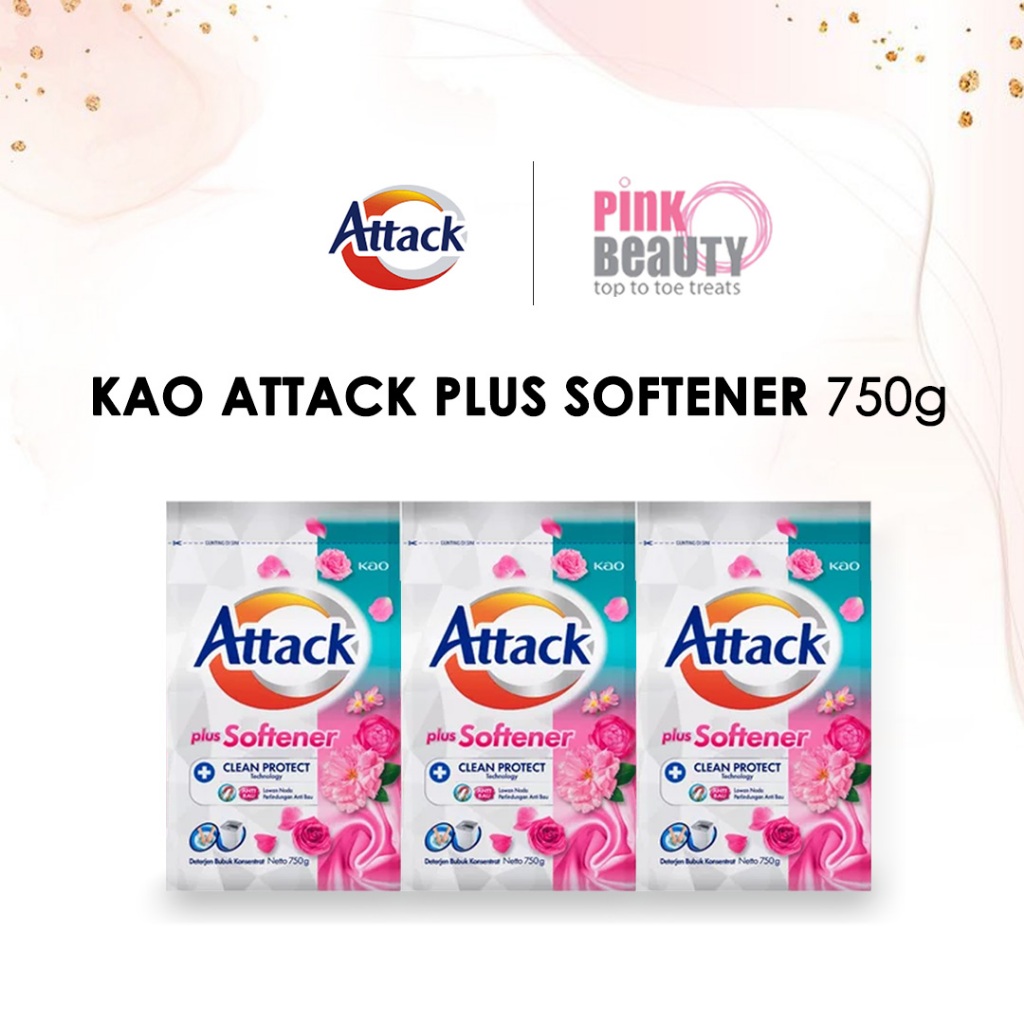 KAO Attack [Value Bundle] Plus Softener, 750g | Shopee Singapore