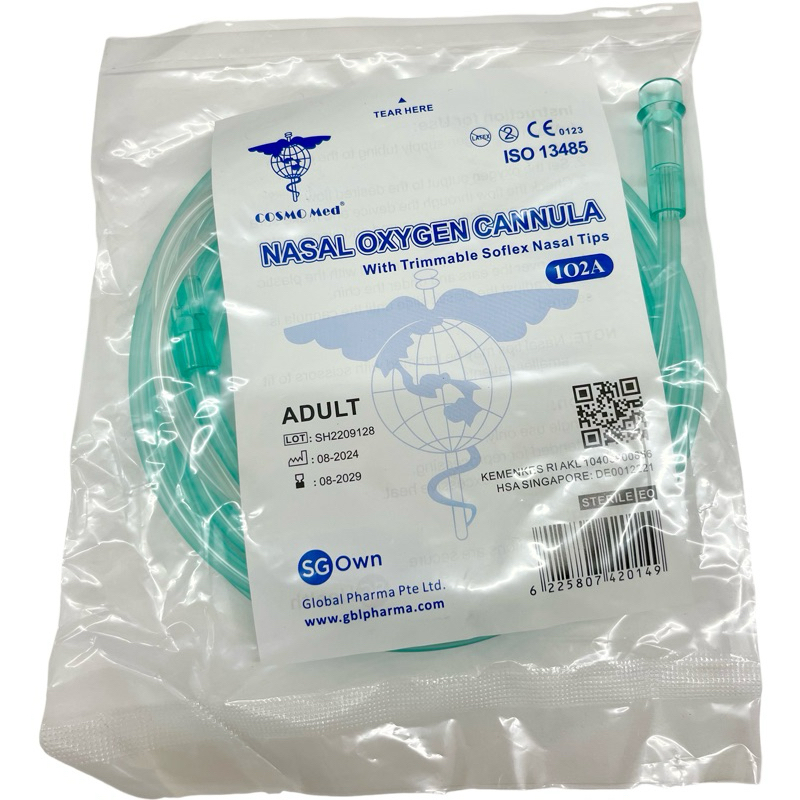 Cosmo Official Seller Nasal Oxygen Cannula 2 meter length | Shopee ...
