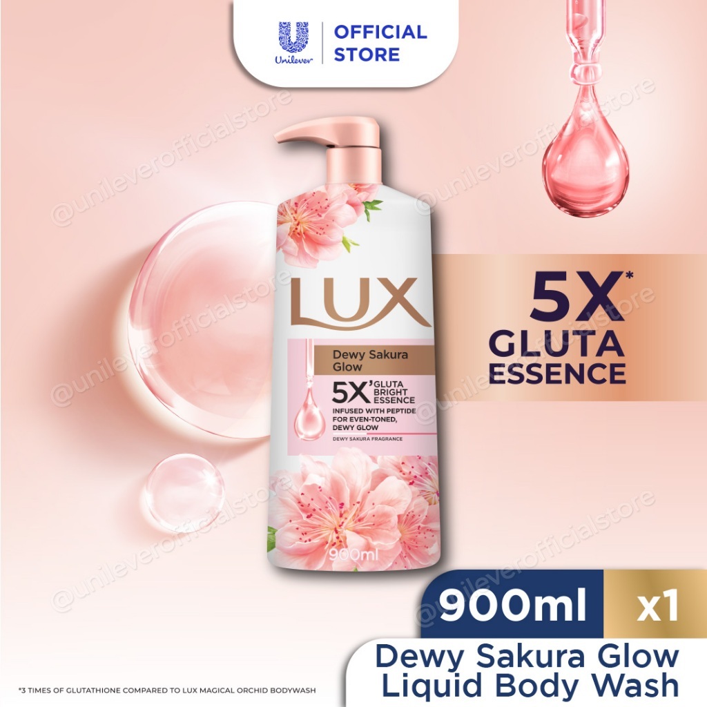 Lux Dewy Sakura Glow Body Wash 900ml | Shopee Singapore
