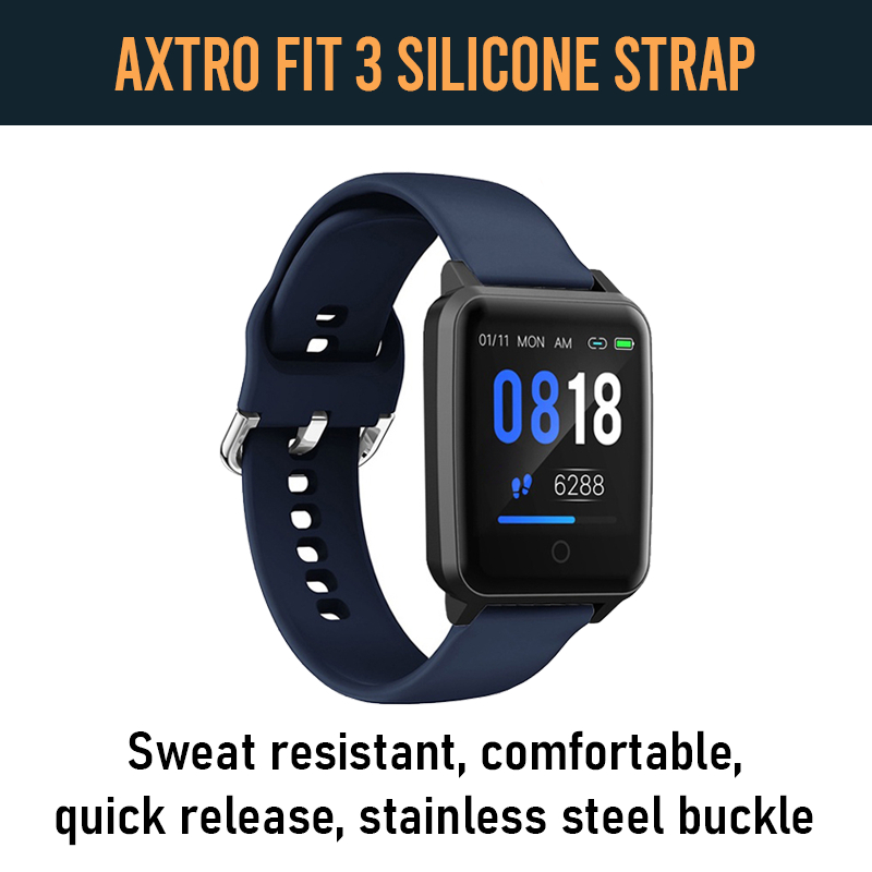 AXTRO Fit 3 strap Silicone strap Sports wristband replacement strap watch band AXTRO Fit 3 smart ...