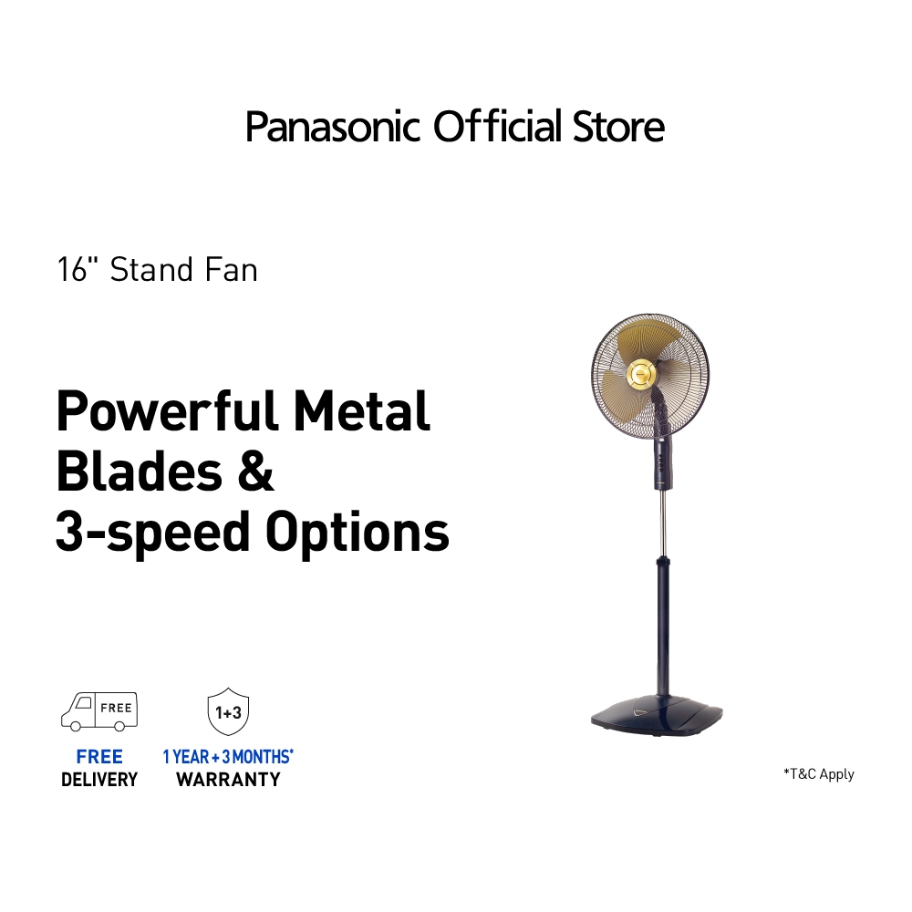 Panasonic 16" Electric Living Stand Fan F-407YSNBNGZ | Shopee Singapore