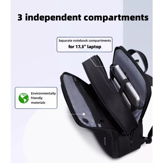 Samsonite New Backpack Men's Backpack Large Capacity Business Commuting ...