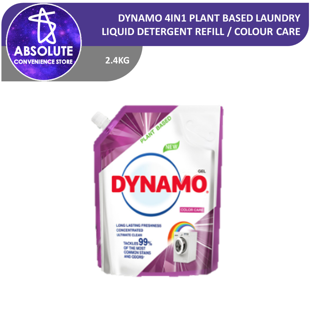 DYNAMO Plant Based Laundry Liquid Detergent Refill Pack 2.2kg/2.4kg ...