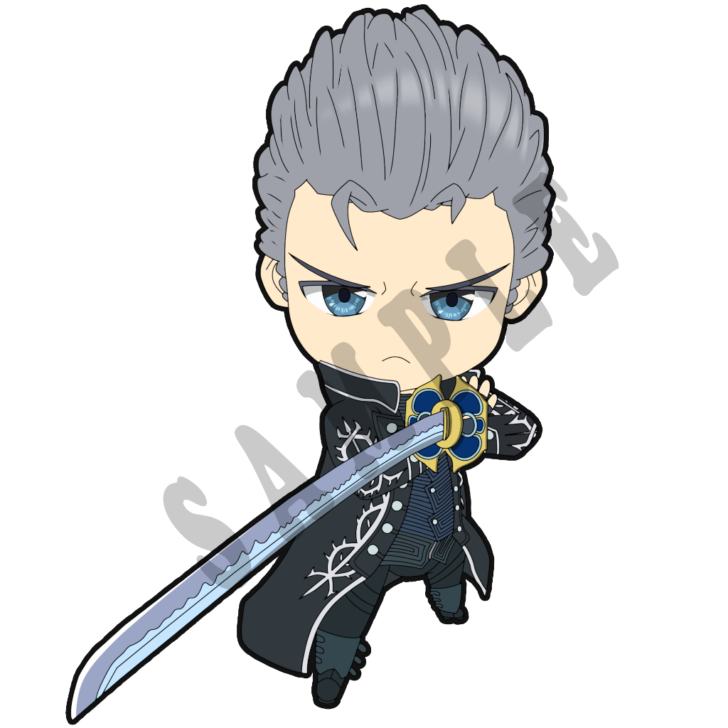 [PRE ORDER] DEVIL MAY CRY Unique Fan Merch VERGIL Keychains | Shopee ...