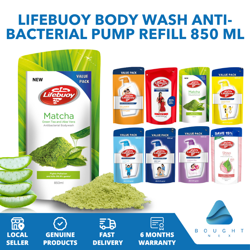 Lifebuoy Body Wash Refill - Anti-bacterial 800ml | Shopee Singapore