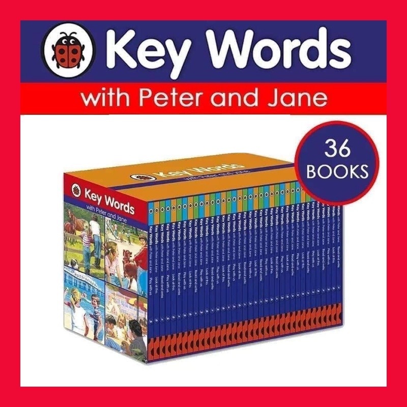 [SG] Ladybird Key Words with Peter and Jane Box Set (36 Books) | Shopee ...