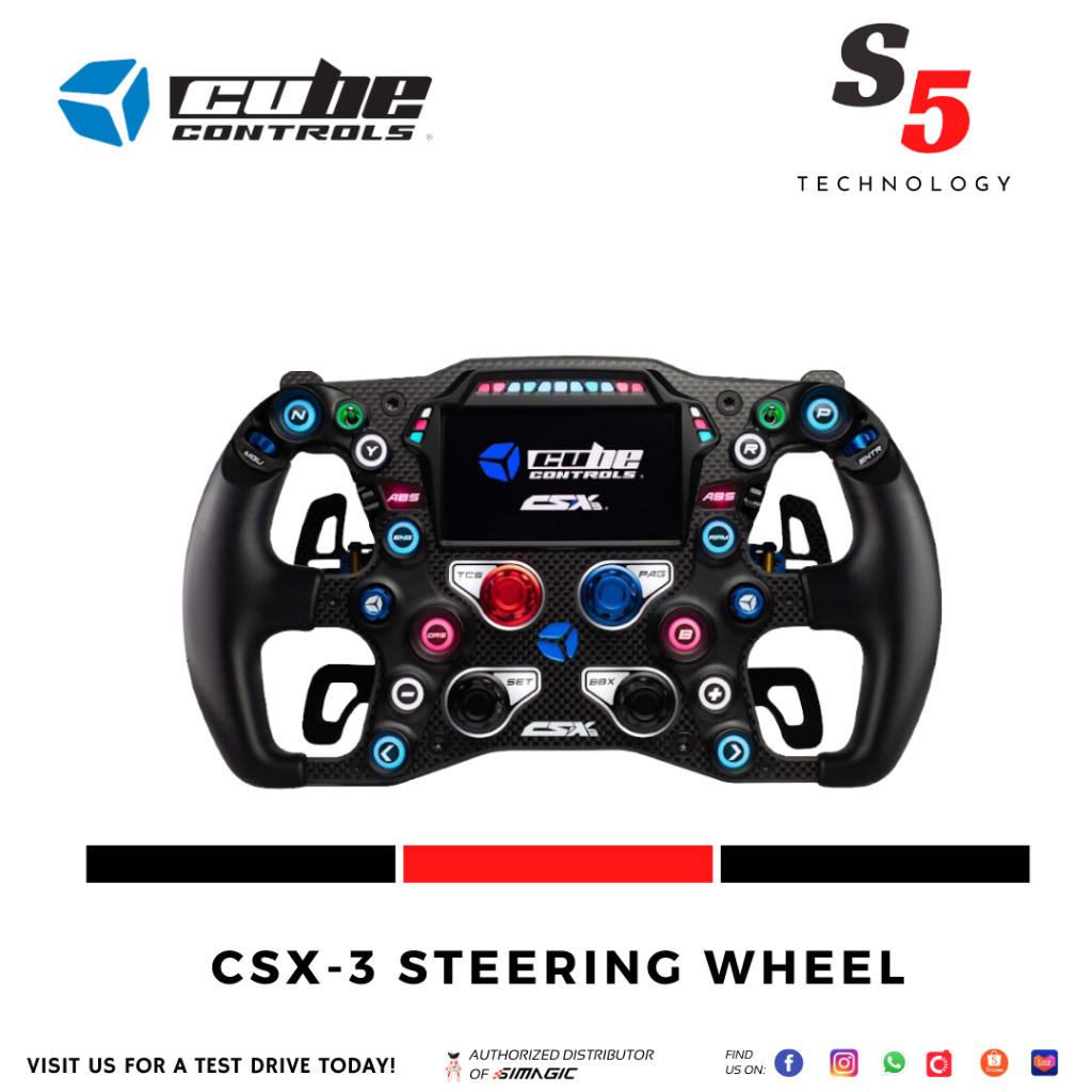 CUBE CONTROL CSX-3 Steering wheel /simracing / eracing / esports ...
