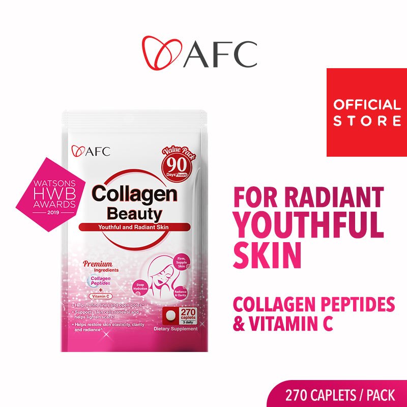 AFC Collagen Beauty Supplement - Glowing Radiant Skin Complexion ...