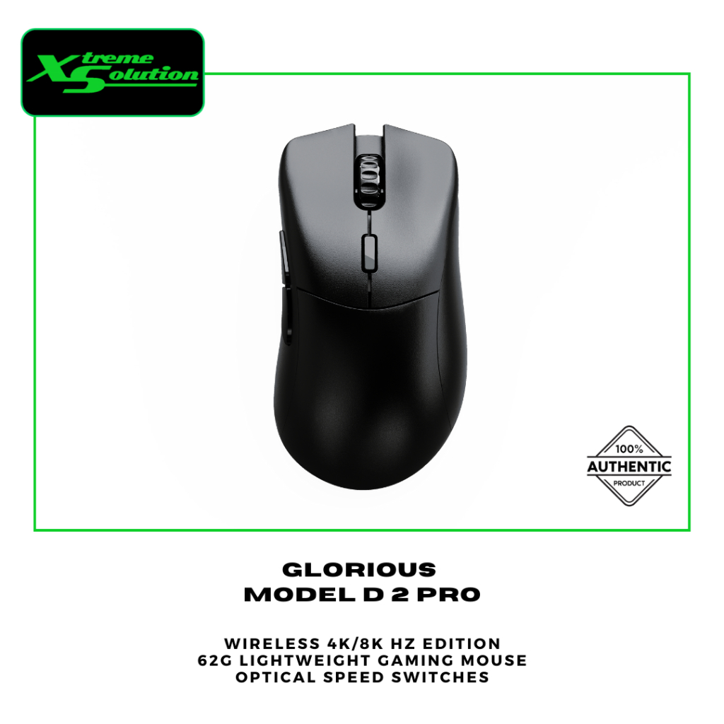 Glorious Model D 2 Pro Wireless Mouse - Lightweight 62G 4K/8KHz Edition | Shopee Singapore