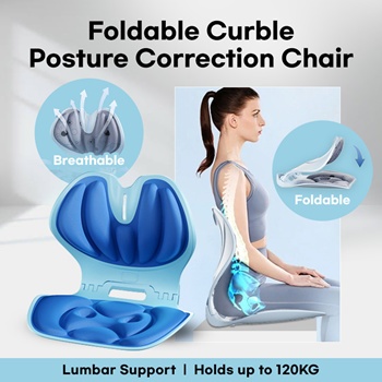 🔥KId Foldable Curble Posture Correction Chair (Comfy) 🔥 Ergonomic ...