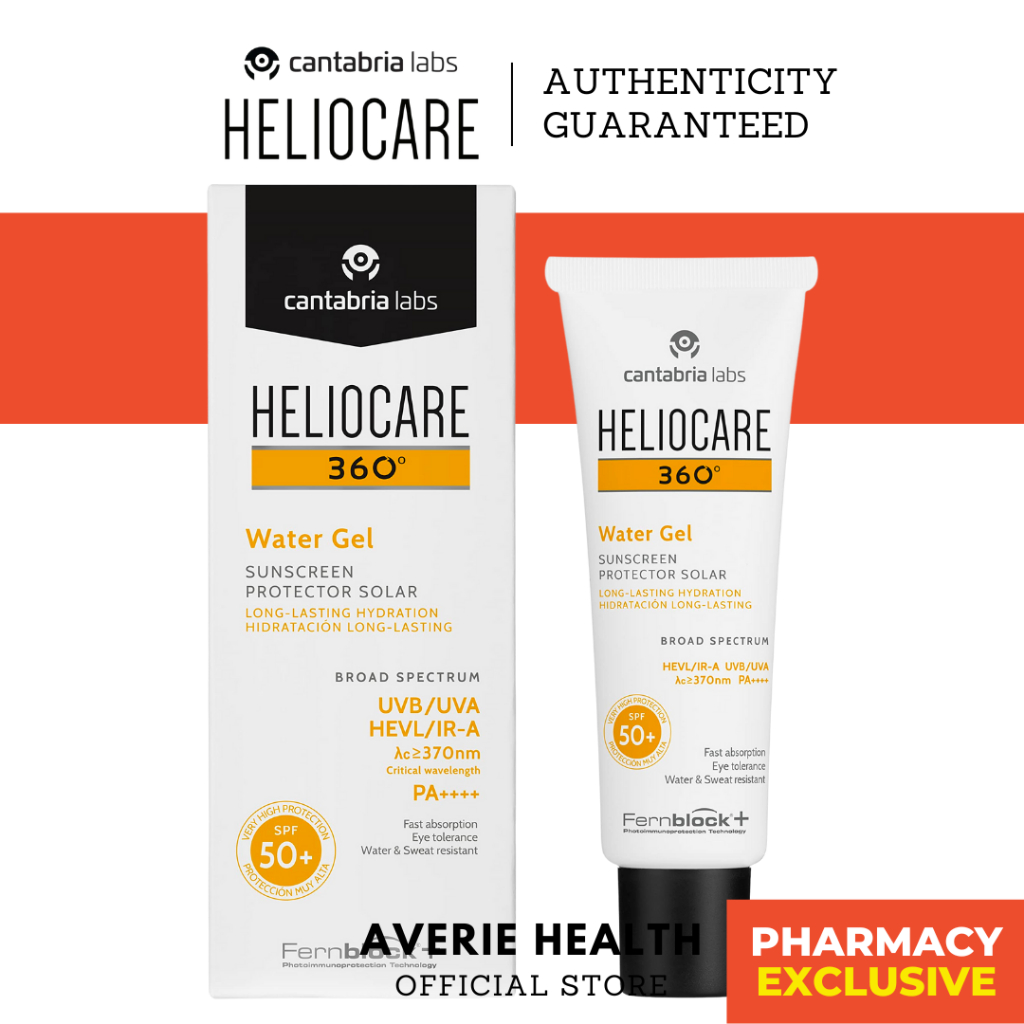Heliocare 360 WATER Gel SPF 50+ Sunscreen 50ml | Photoprotection, Anti ...