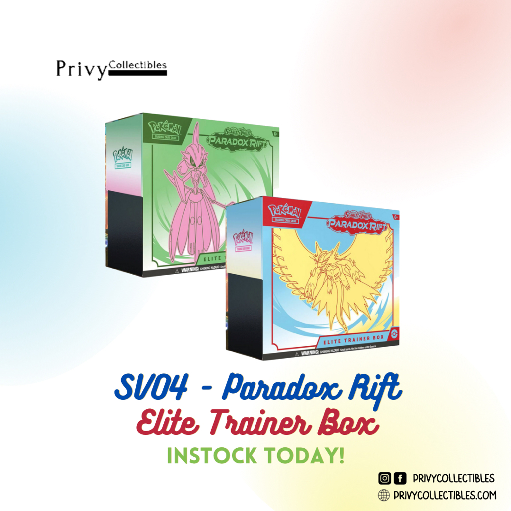 Pokemon TCG: SV04 - Paradox Rift Elite Trainer Box (ETB) | Shopee Singapore