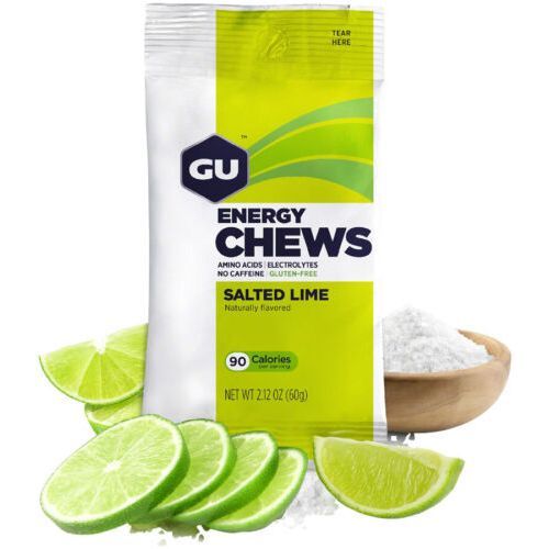 GU Energy Chews 4 Pack 8 Servings [Salted Lime] Expiry: July 2025 ...