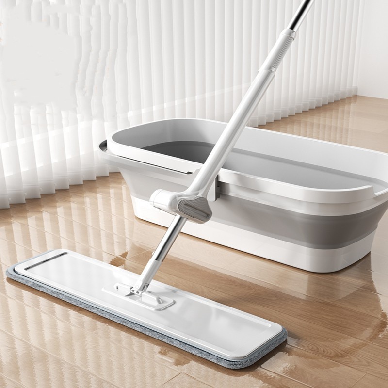 [SG Stock]Anan Floor Mop Hands Free Flat Mop Bucket Set Wet & Dry Lazy ...