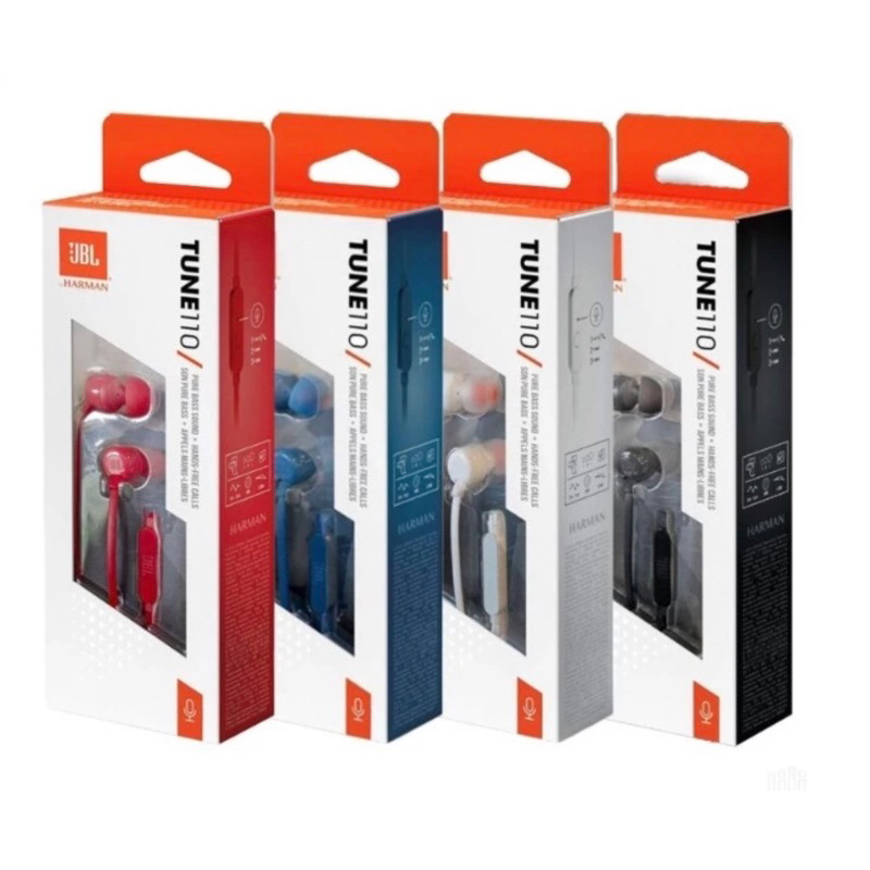 SG Local Stock JBL TUNE 110- In-Ear Headphone with One-Button Remote ...