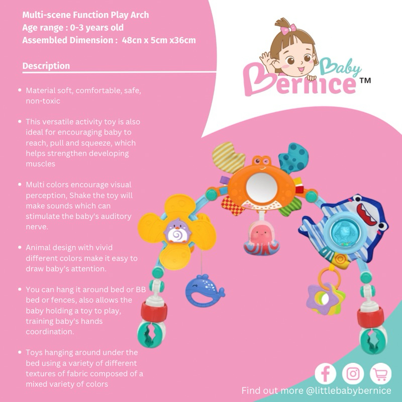 [INSTOCK] Ocean Multi-scene Function Play Arch Age range : 0-3 years ...