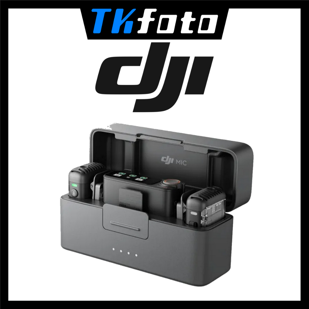 DJI Mic 2 Wireless Microphone System (2x Transmitter, 1x Receiver ...