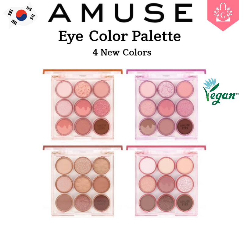 [AMUSE] Eye Color Palette 4 New Colors | Shopee Singapore