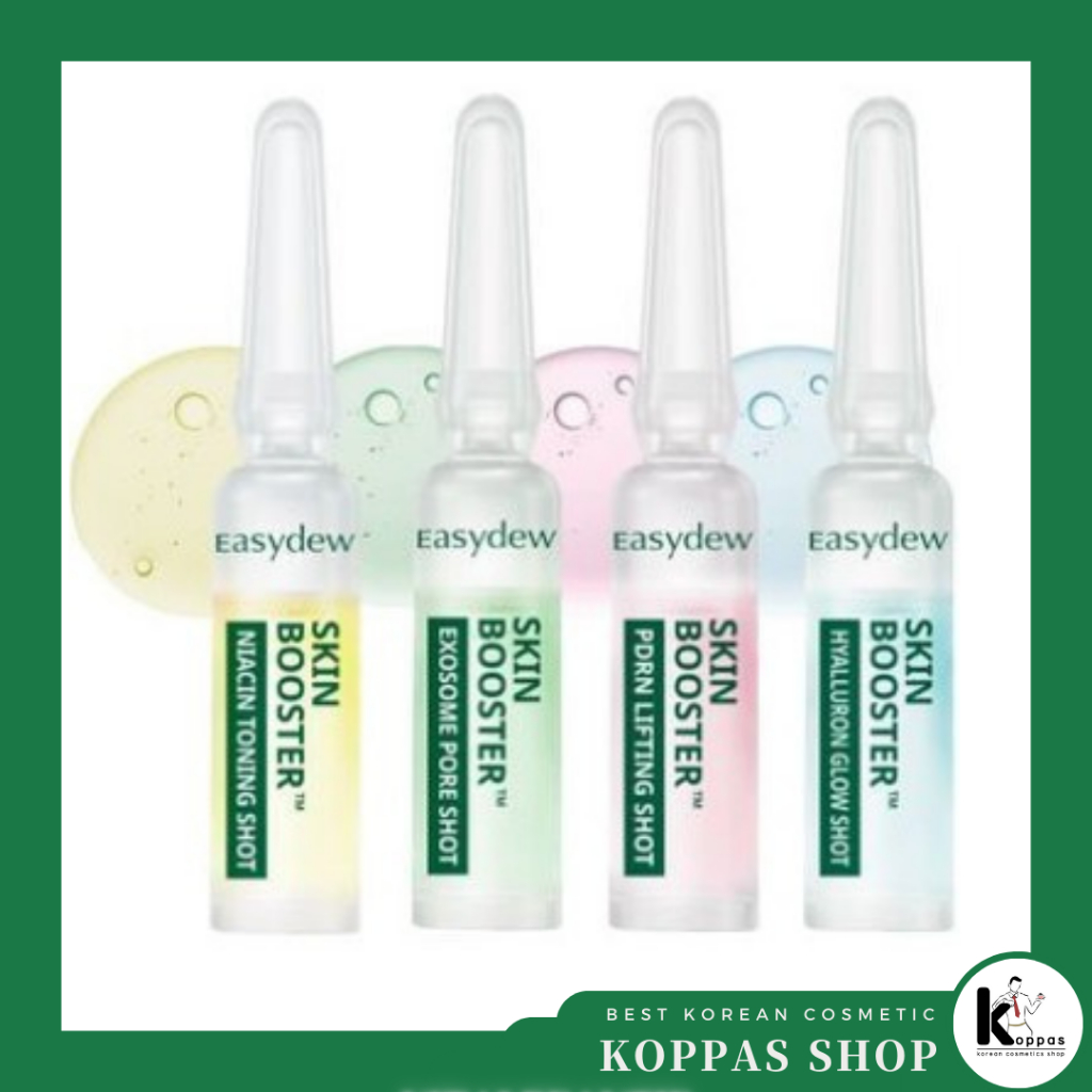 [Easydew] Skin Booster Shot Ampoule 4 Types (1ml x 7ea + MTS Ampoule 3 ...
