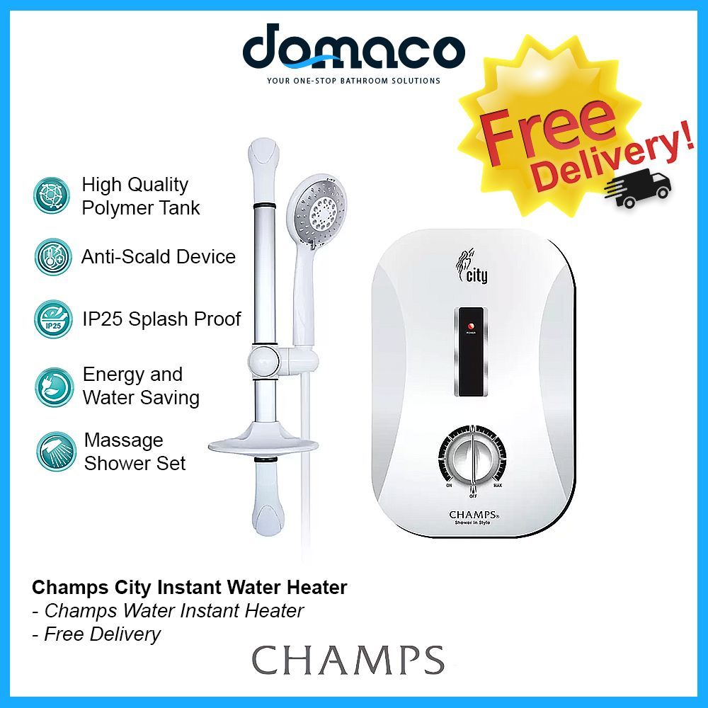 Champs City [FREE INSTALL] Instant Water Heater | Shopee Singapore