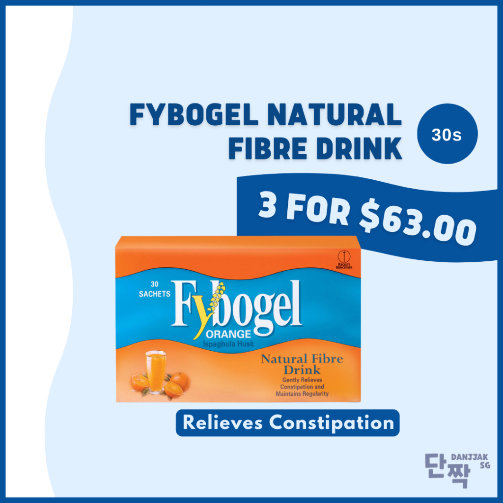 Fybogel Natural Fibre Drink Orange Flavour 30 Sachets (Gently Relieves ...