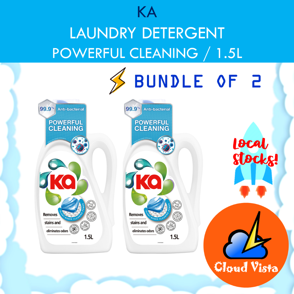 [Bundle of 2] Ka Anti-bacterial Concentrated Laundry Liquid Detergent 1 ...