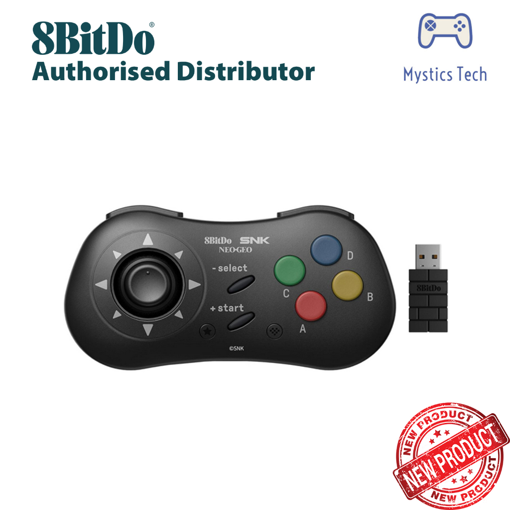 8Bitdo NEOGEO Wireless Controller for Windows, Android, and NEOGEO mini ...