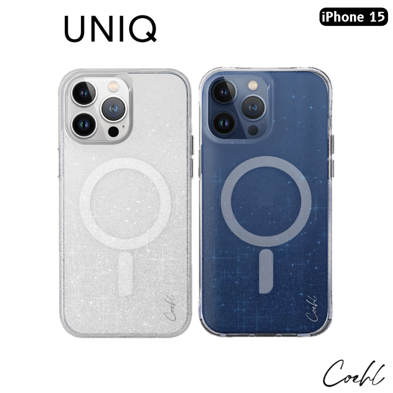 UNIQ Coehl Lumino Magnetic iPhone 15 Pro / Pro Max Clear Back Case ...