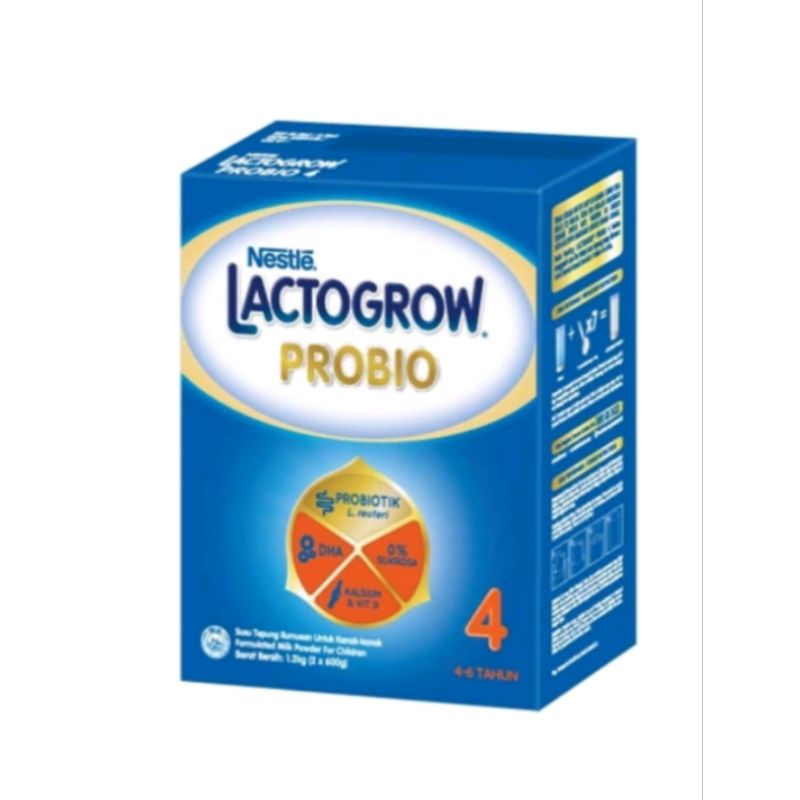 Nestle Lactogrow Probio Step 4 Formulated Milk Powder for Children 4-6 ...