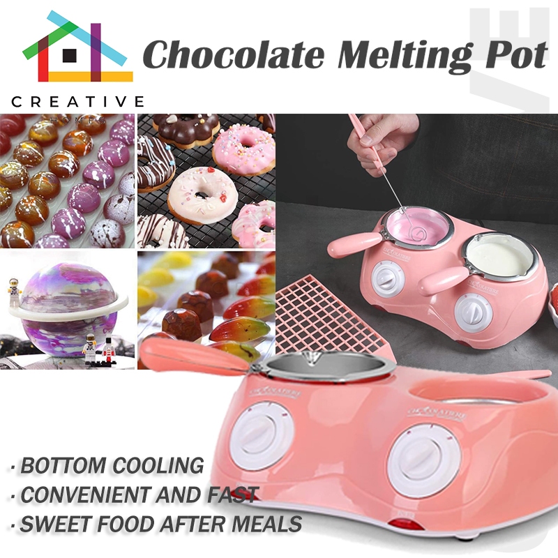 （SG Stock）Chocolate Candy Melting Pot Electric Chocolate Fountain ...
