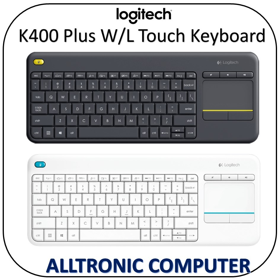 Logitech K400 Plus Wireless Touch Keyboard / 1Yr Warranty/ K400 Plus ...