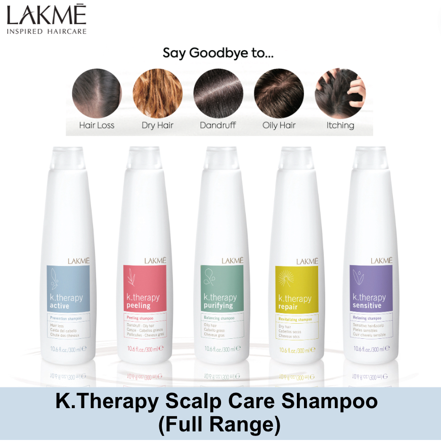 [YEAR END SALE] LAKME K.therapy Scalp Care Shampoo (FULL range) | Shopee Singapore