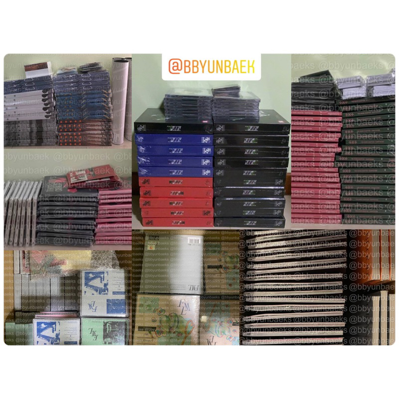 Assorted Cheap Authentic Official Unsealed KPOP Albums EXO BTS NCT TXT ...