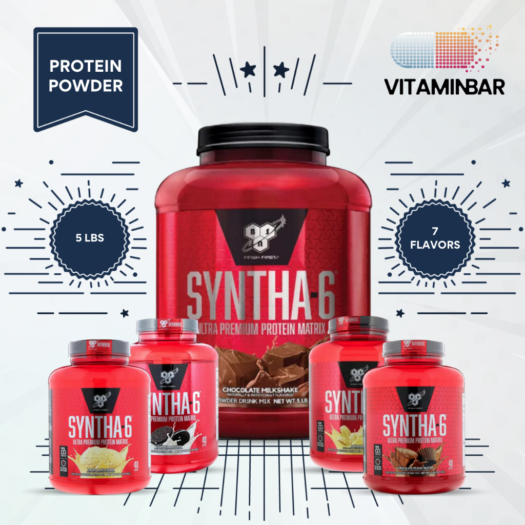 BSN Syntha 6 Protein Ultimate Powder 5lb Muscle Recovery Essential ...
