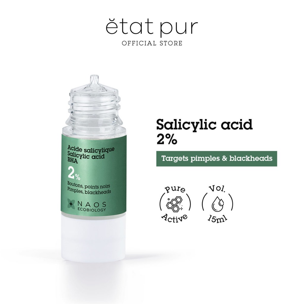 ETAT PUR Salicylic Acid 2% Serum with BHA to target Pimples and ...