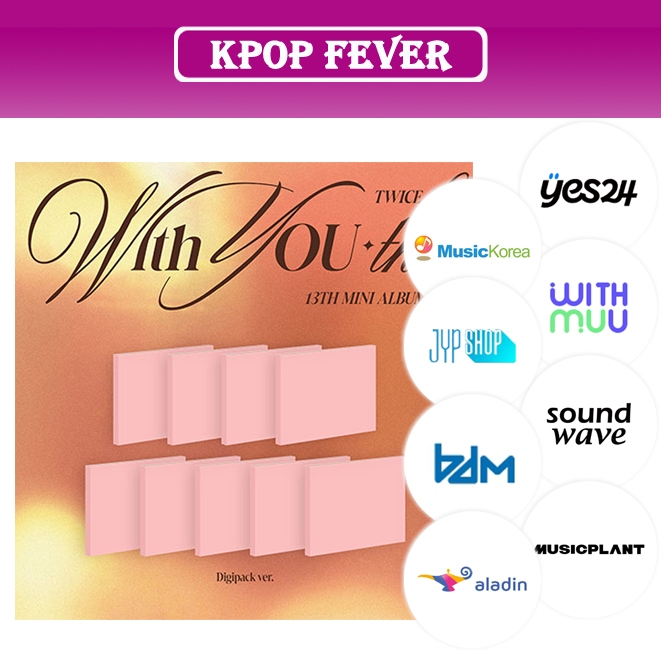 ( POB ) [SET] TWICE 13TH MINI ALBUM [ With YOU-th ] DIGIPACK VERSION | Shopee Singapore