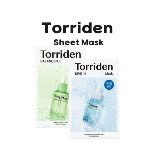 [Torriden] Sheet Mask : DIVE IN Mask , BALANCEFUL Mask | Shopee Singapore