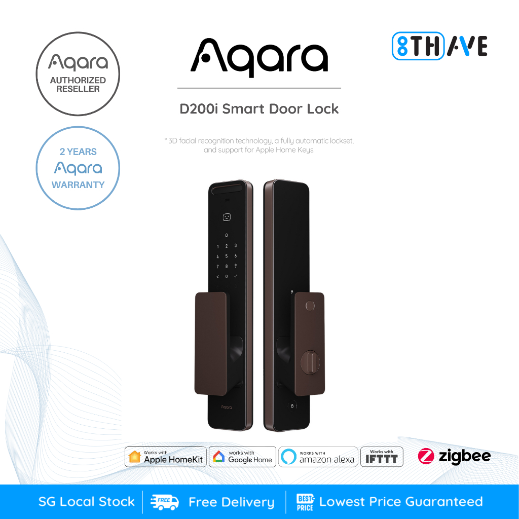 Aqara D200i Smart Door Lock | 2 Years Aqara Warranty | SG Local | Work ...