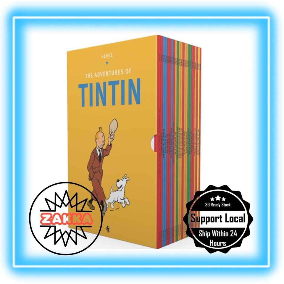 [Ready Stock] The Adventures of Tintin Series Box set(23 Books ...
