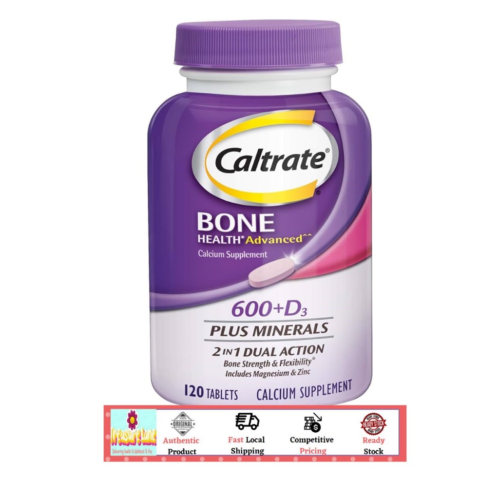Caltrate Bone Health Advanced 600+D3 & Minerals (Exp: 12/2024) *US ...