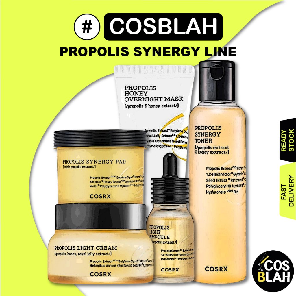 COSRX Full Fit Propolis Line Light Ampoule 30ml/ Synergy Toner 150ml ...