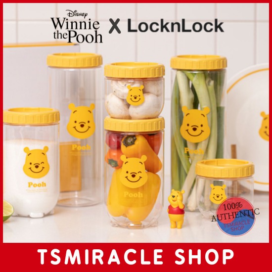 LocknLock X Disney Winnie the Pooh Interlock airtight storage container ...