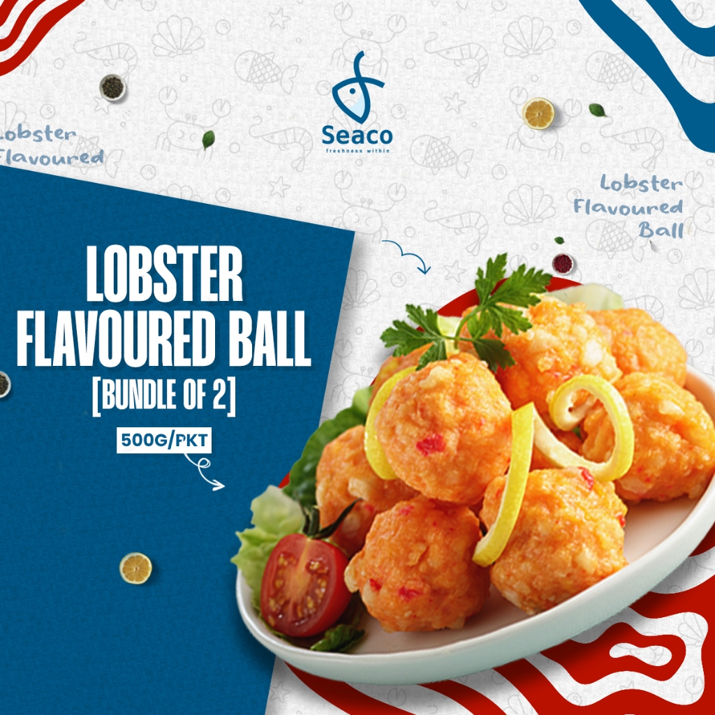[SEACO] Bundle of 2 Lobster Flavoured Ball 500g | Shopee Singapore