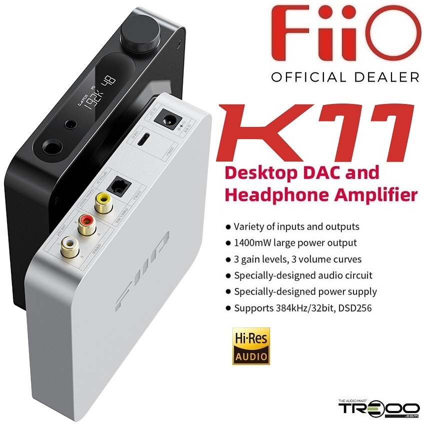 FiiO K11 Balanced Desktop Headphone Amplifier & Coaxial / Optical / USB ...