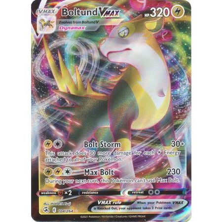 Pokemon Card -Boltund VMAX - 104/264 - Ultra Rare | Shopee Singapore