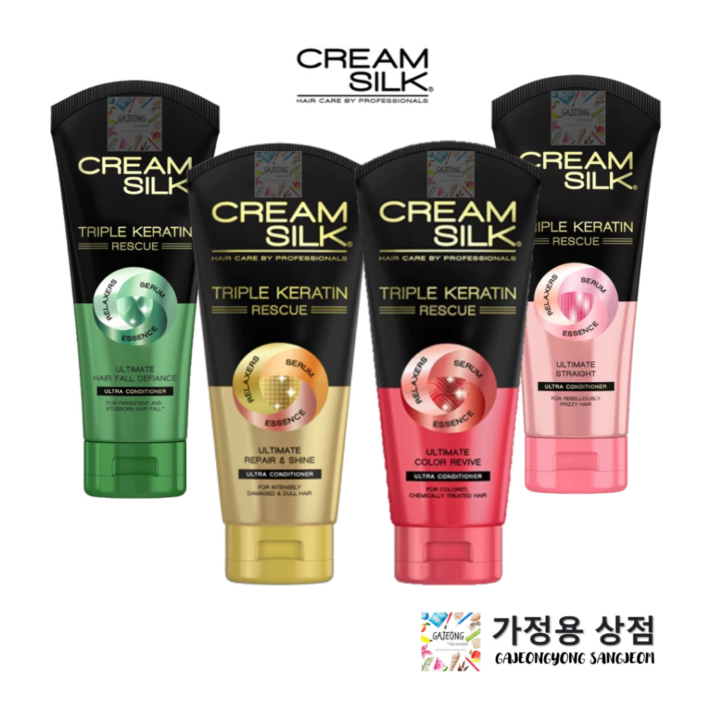 CreamSilk Triple Keratin Conditioner - Ultimate Straight / Repair Shine ...