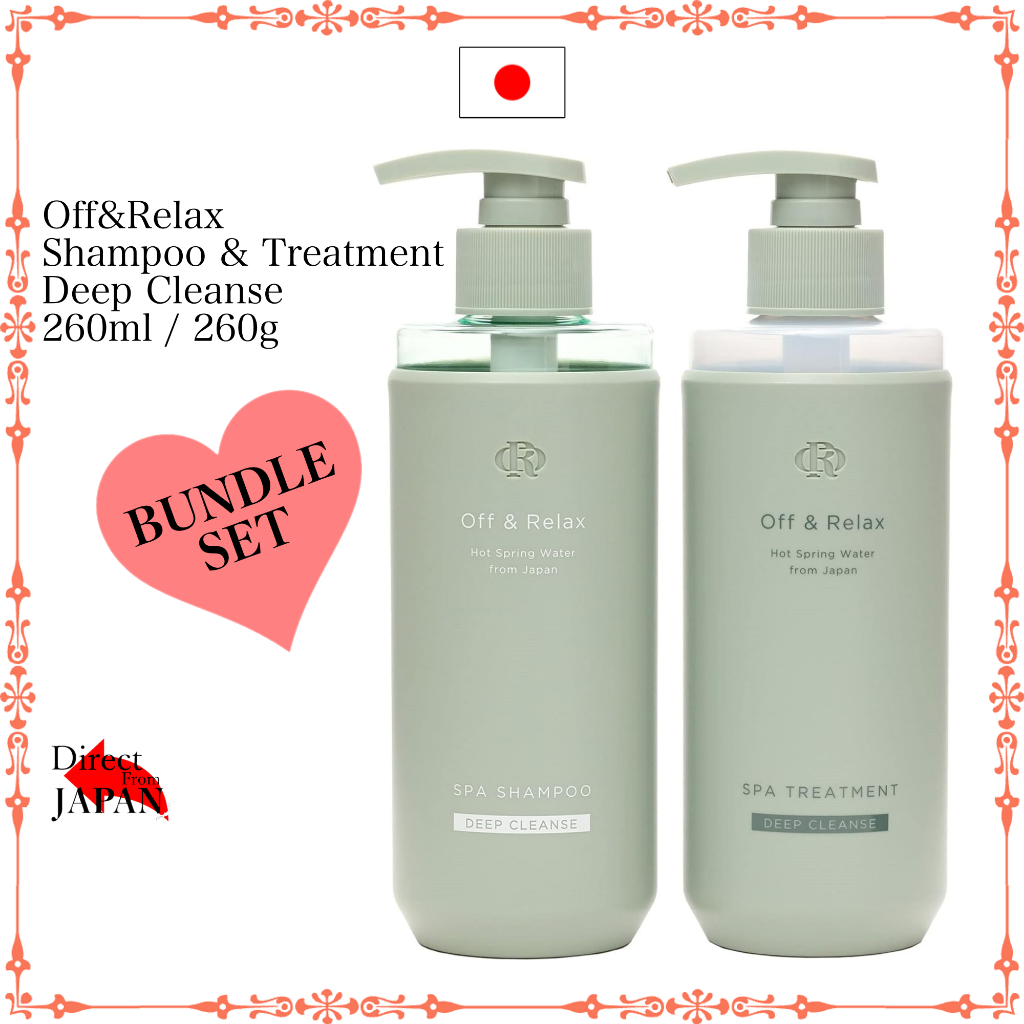 Off&Relax ( Off and Relax ) Shampoo & Treatment ( conditioner ) Deep ...