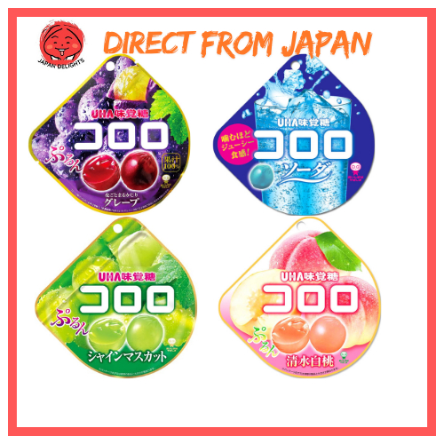 UHA/cororo/Grapes, Muscat, Soda/48g,40g/gummi,sweets (Direct from Japan ...