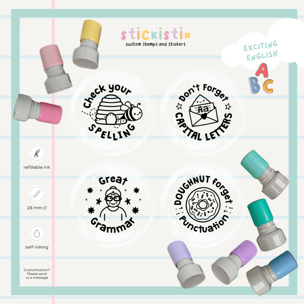Exciting Spelling, Grammar, Punctuation Stamp(s) | English Language ...
